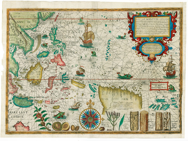 NOW! JAKARTA | The Incredibly Rare Spice Islands Map of 1598