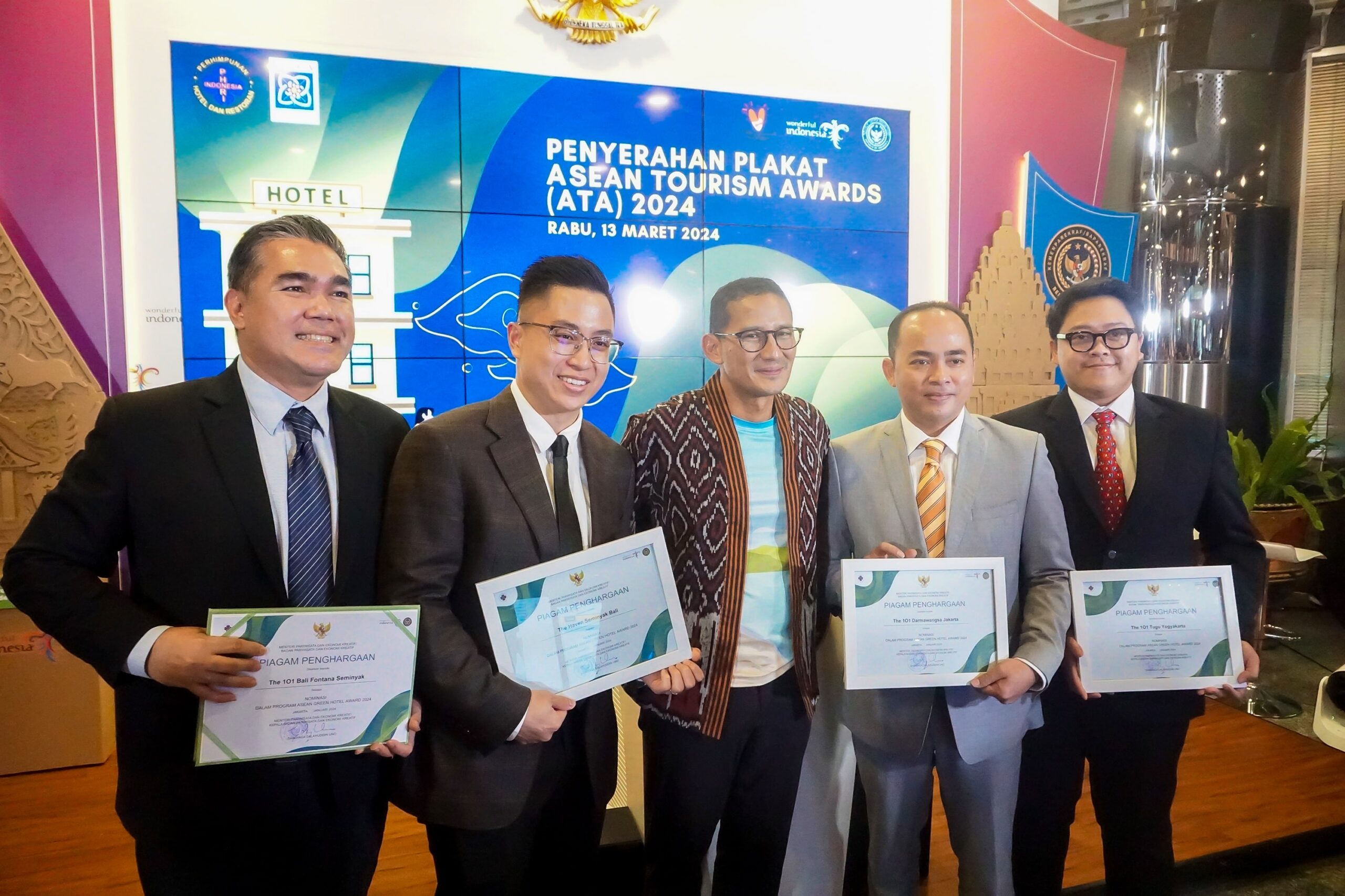 PHM Hotels Honoured with Green Hotel Awards at the ASEAN Tourism Award ...