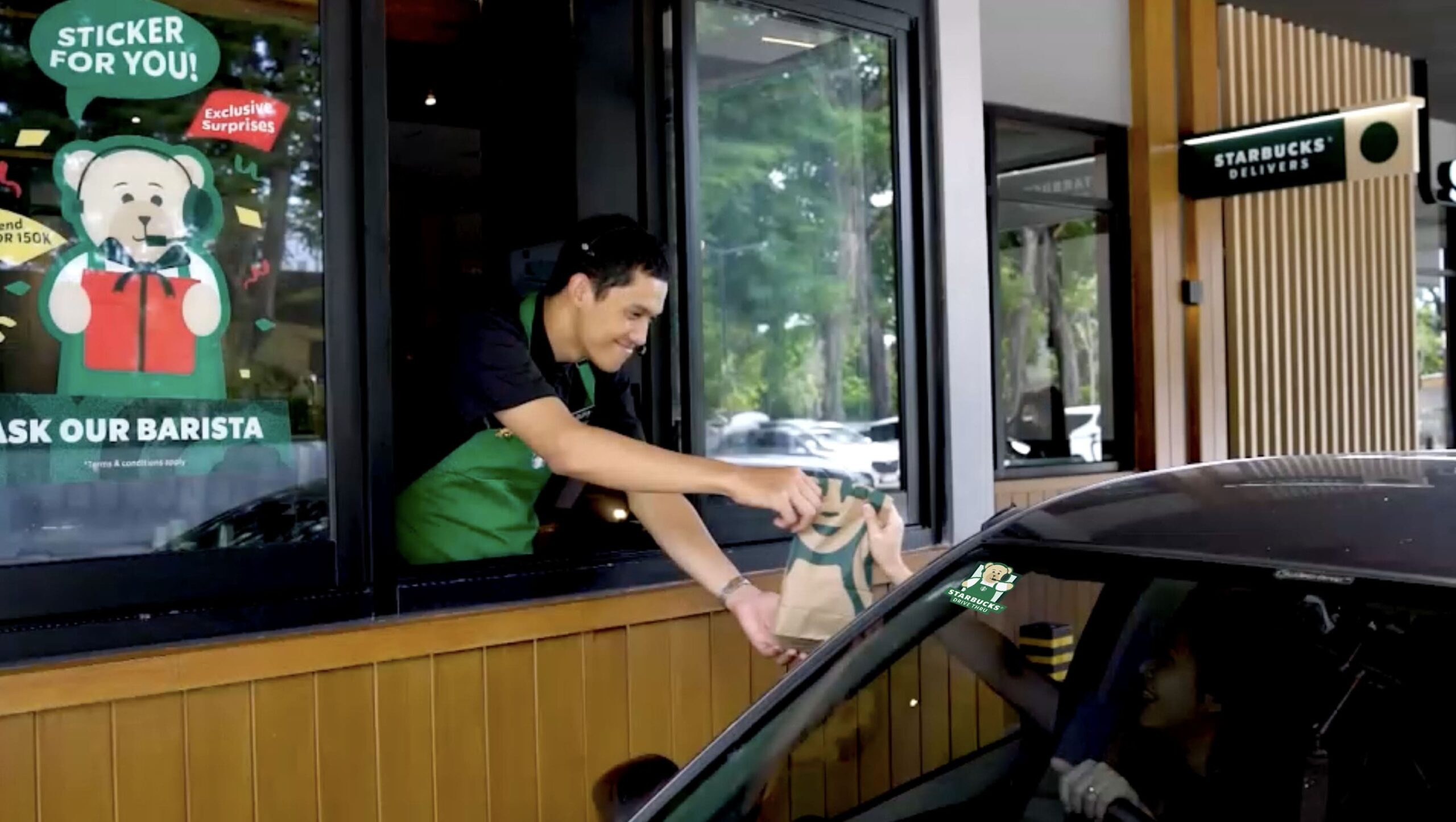Starbucks Brightens Ramadan and Mudik with Their New Drive-Thru Sticker ...